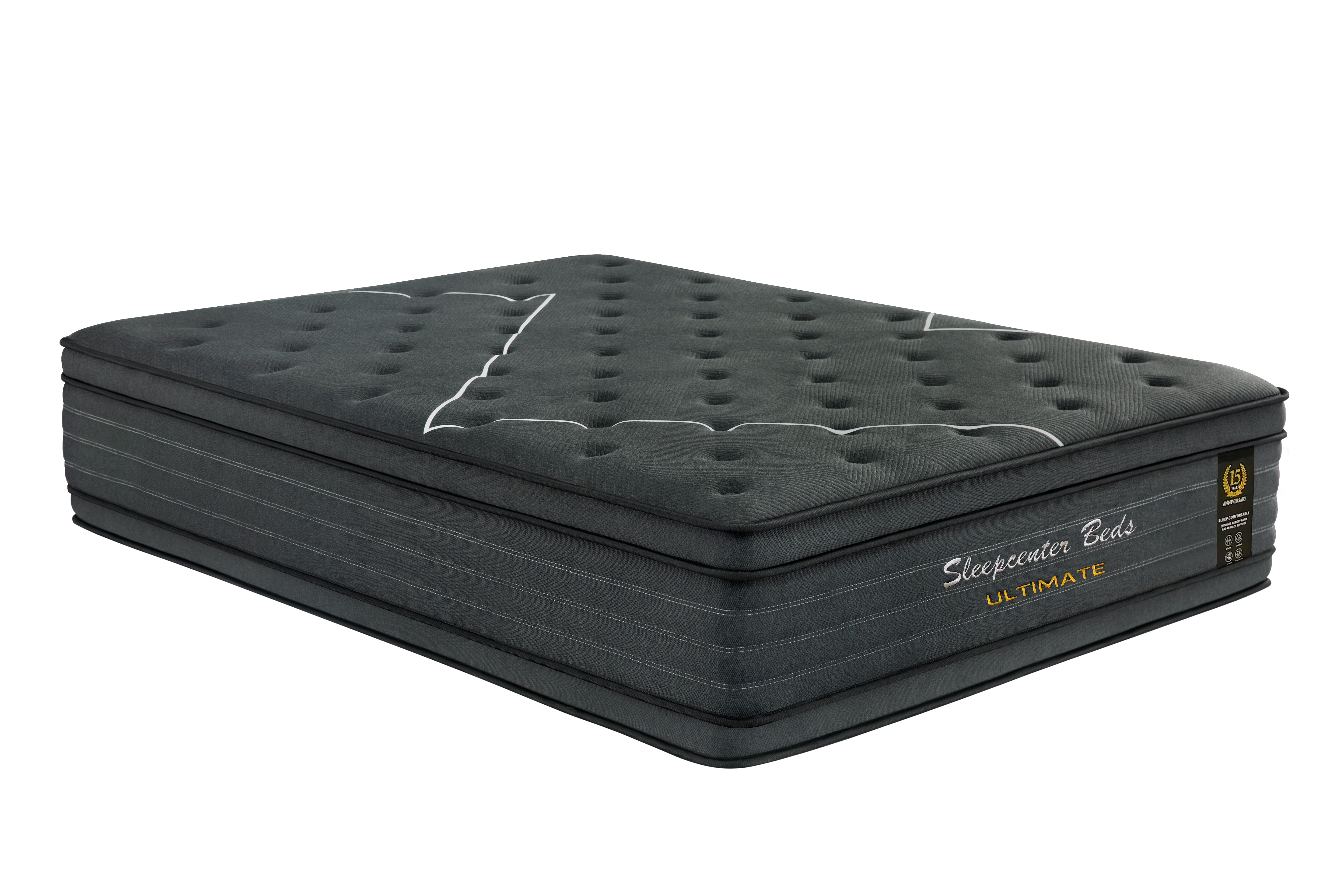 Orthopedic 2 x Cool Gel Top Pocket Sprung Mattress - King - Ultimate ...