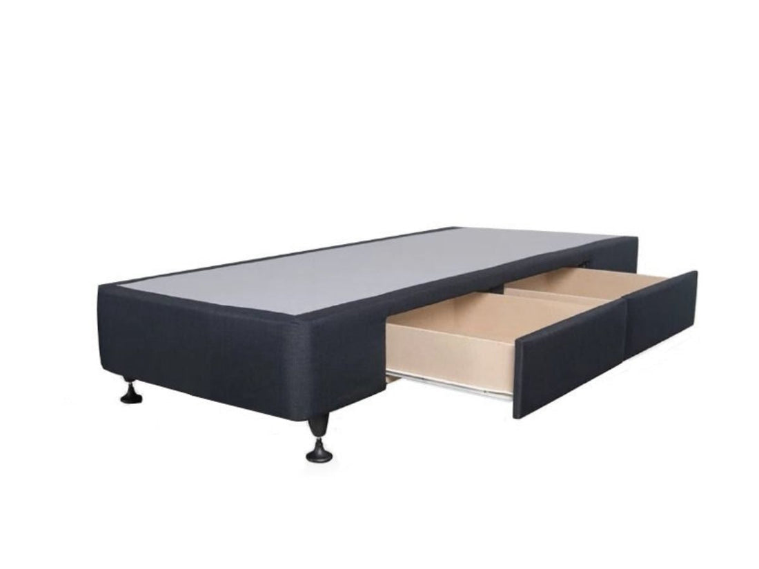 NZ Made Solid 2 Drawer Base - Single – Sleepcenter Beds - New Zealand